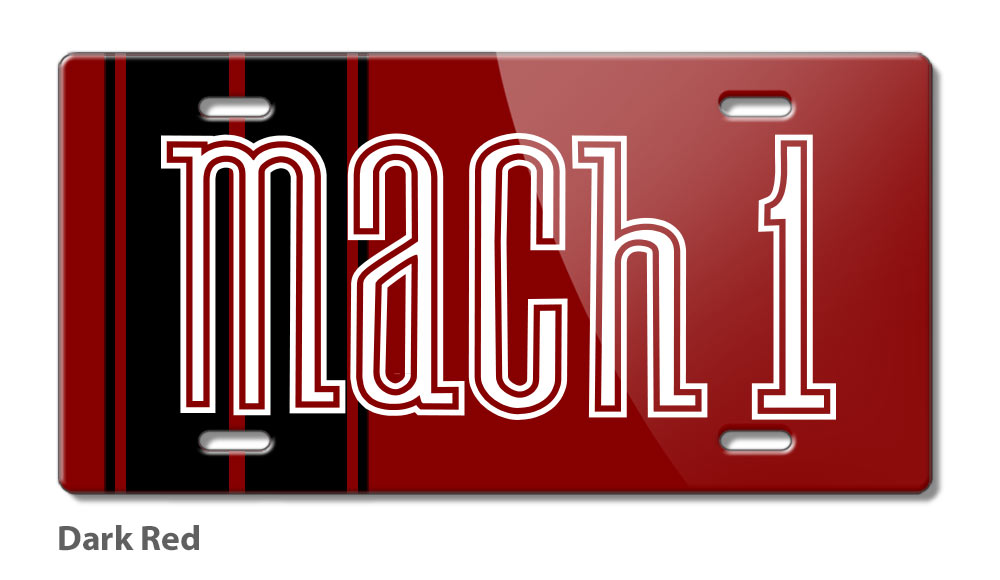 Ford Mustang Mach 1 Emblem Novelty License Plate – Legend Lines