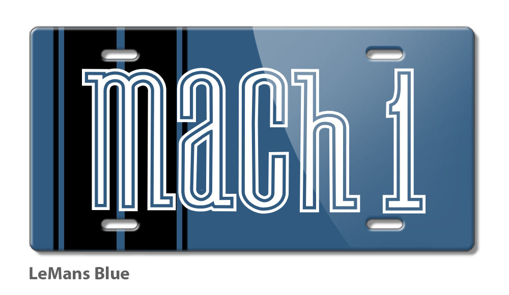 Ford Mustang Mach 1 Emblem Novelty License Plate – Legend Lines