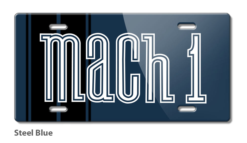 Ford Mustang Mach 1 Emblem Novelty License Plate – Legend Lines