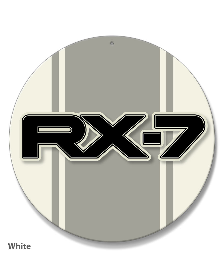 Mazda Rx-7 Series 2 Emblem Round Aluminum Sign – Legend Lines