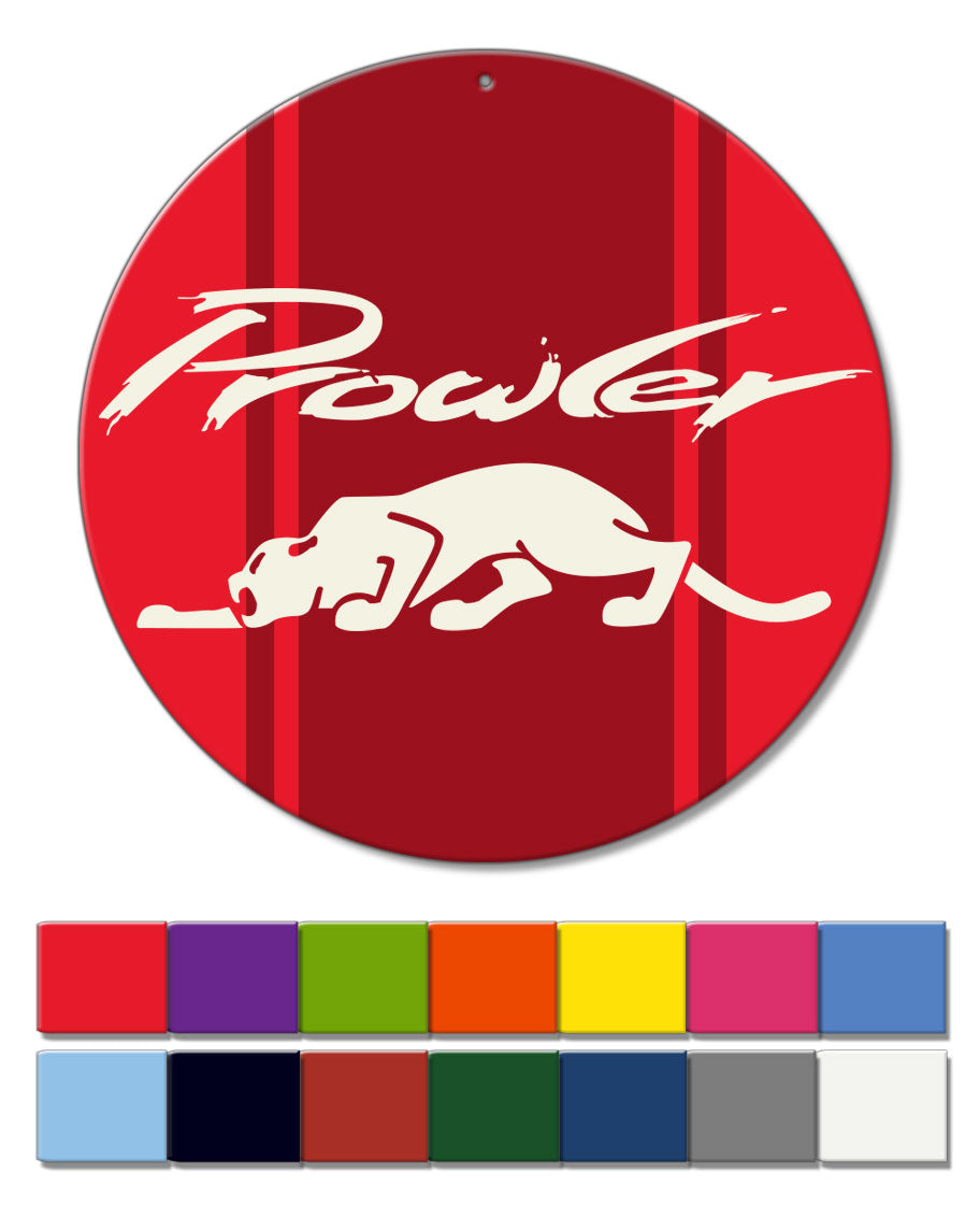 1997 - 2002 Plymouth Prowler Emblem Novelty Round Aluminum Sign ...