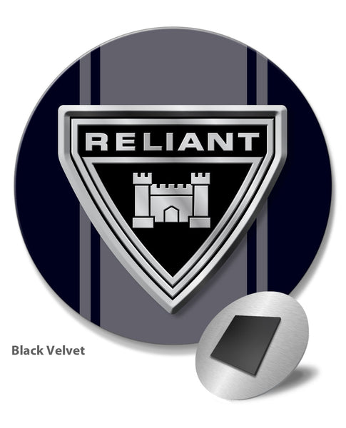Reliant Emblem Round Fridge Magnet – Legend Lines