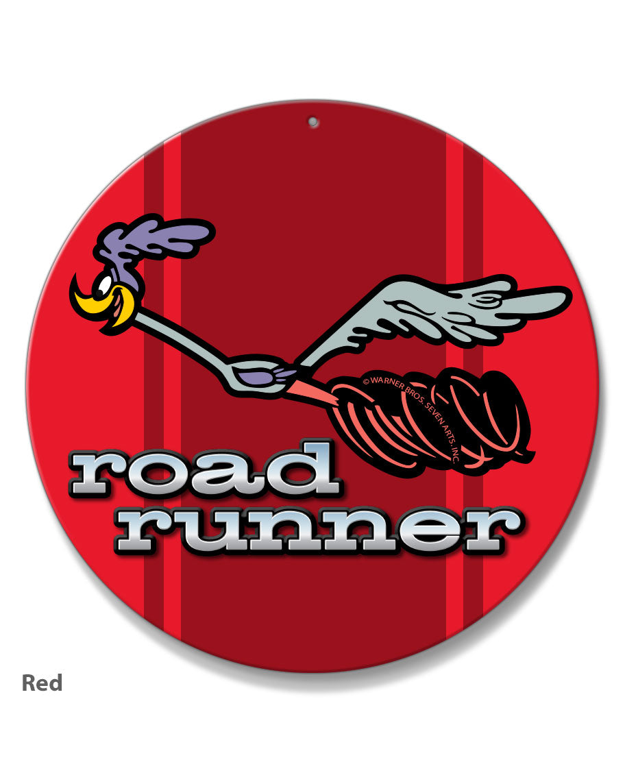 1969 - 1974 Plymouth Road Runner Emblem Novelty Round Aluminum Sign ...