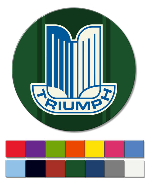 Triumph Emblem Round Fridge Magnet – Legend Lines